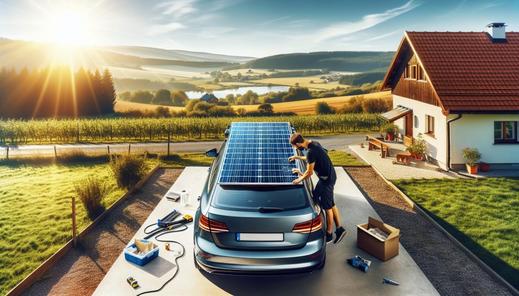 Jak Přilepit Flexibilní Solární Panel Na Střechu Auta: Rychlý A Pevný ...